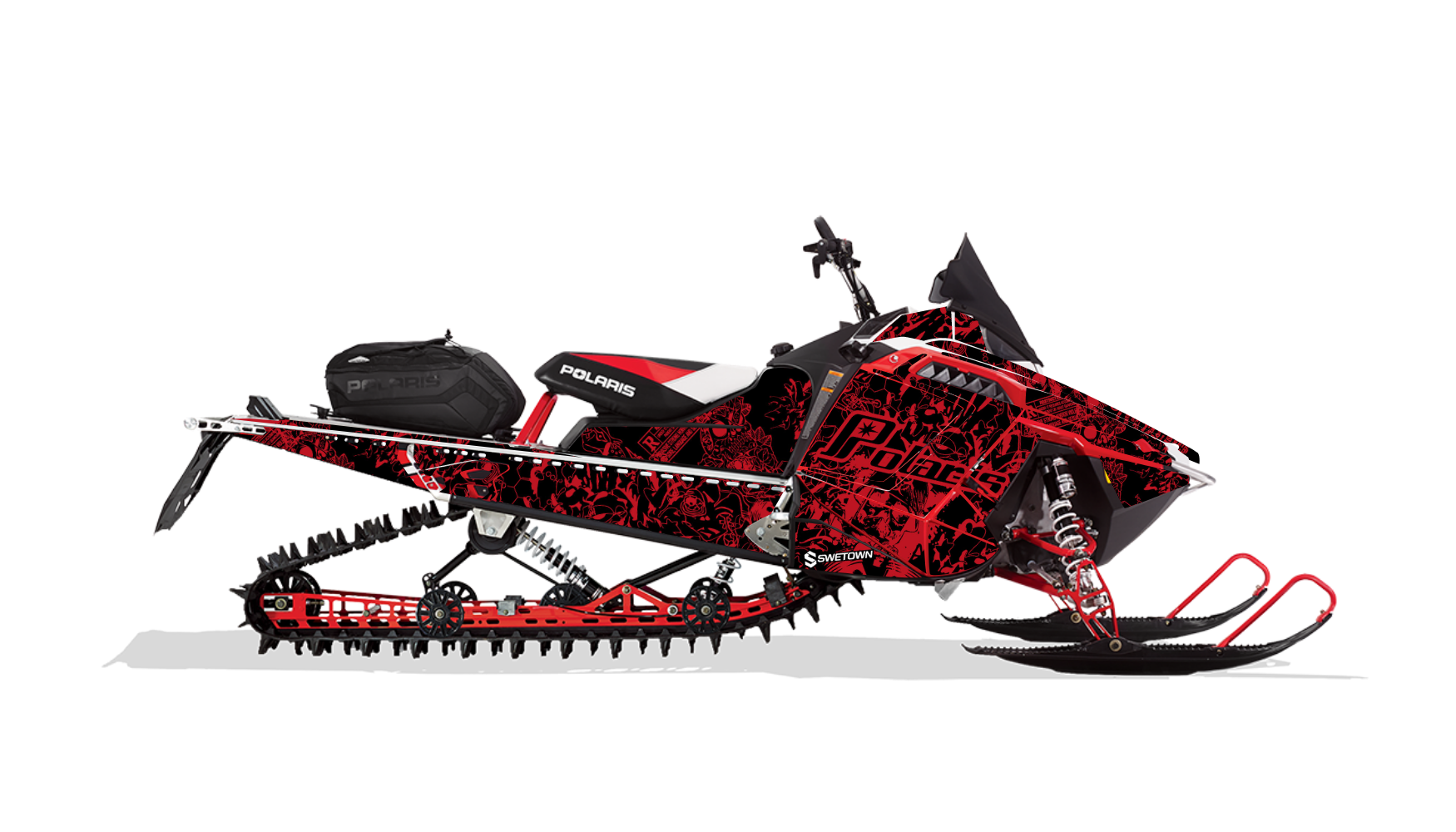 Polaris pro Black Stencil Red 155 Blank - SweTown SweTown