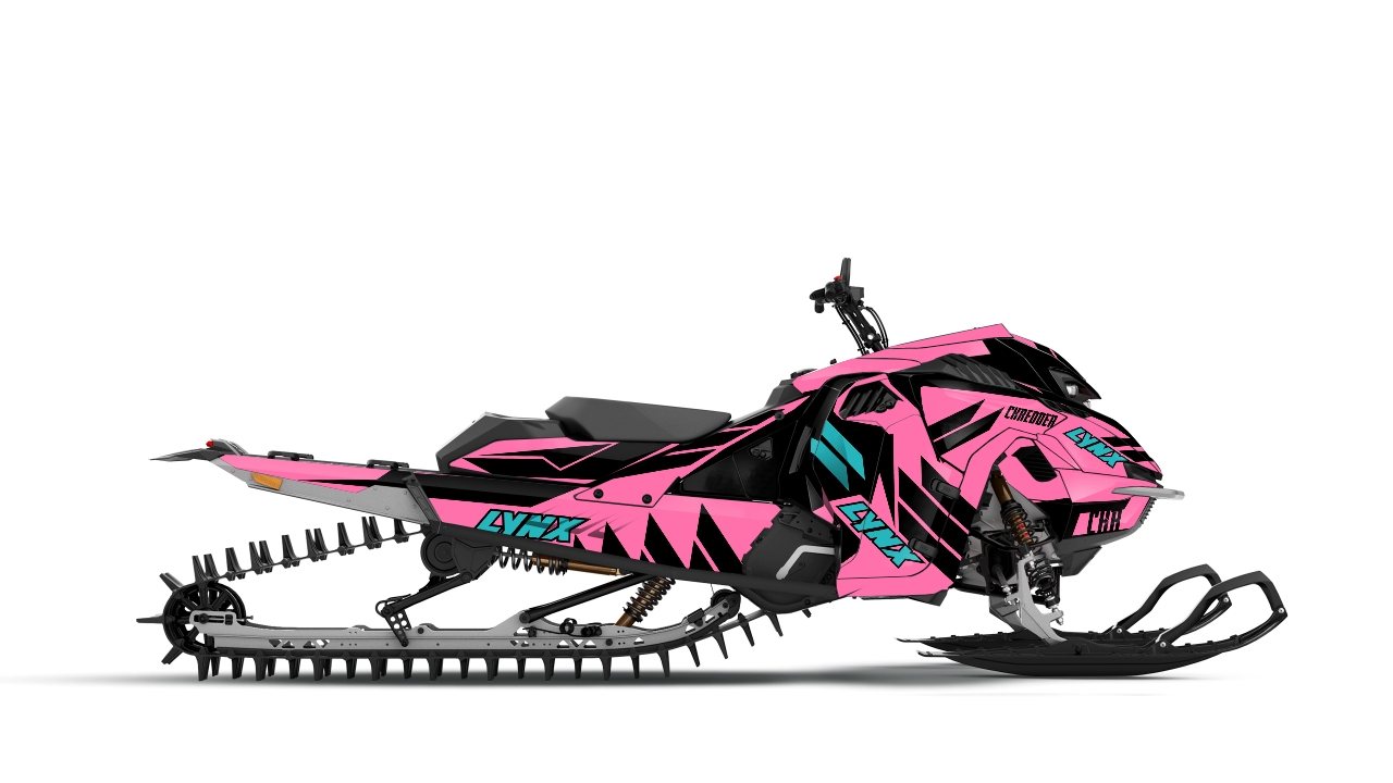 Lynx Shredder Roter Teal & Pink 3700RE Matt - SweTown SweTown